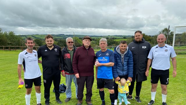 Gunnislake AFC football legend commemorated at testimonial match ...